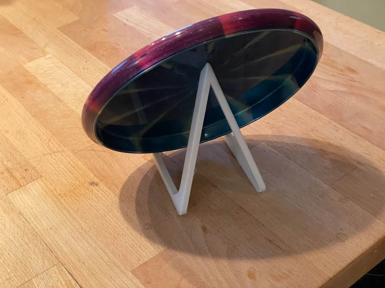 Disc golf disc display stand by micahbf | Download free STL model ...