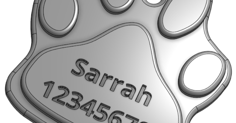 Dog tag by mrmila | Download free STL model | Printables.com