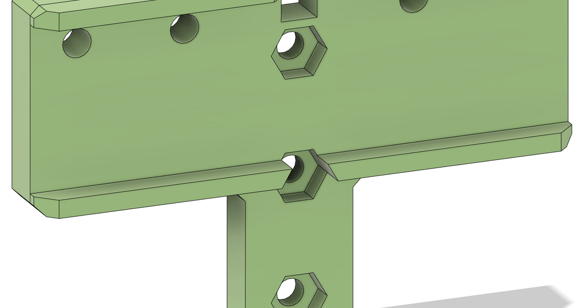 LED ramp ALU holder with inserts for M3 nuts v3 by Max | Download free ...