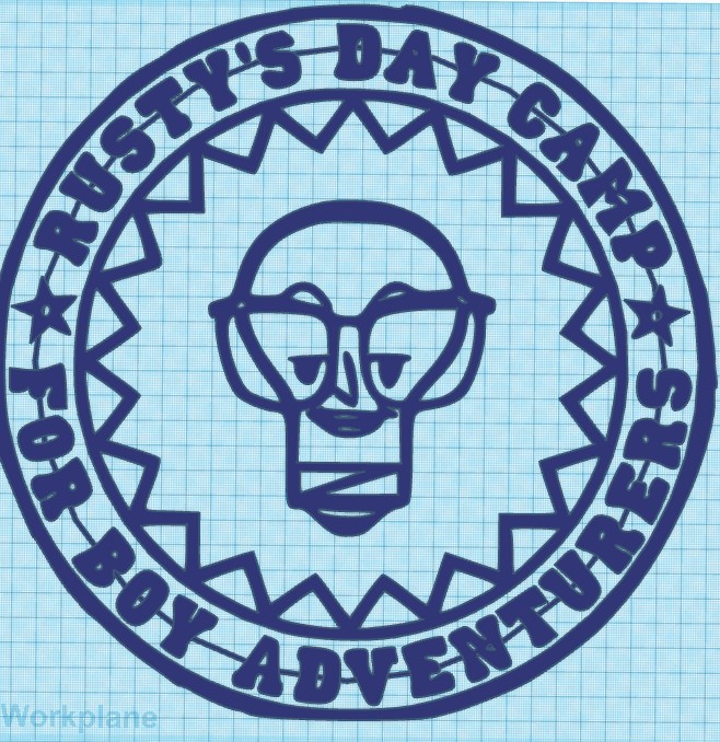 RUSTYS DAY CAMP BULB - VENTURE BROS -WALL ART- 4 versions by Ogama ...