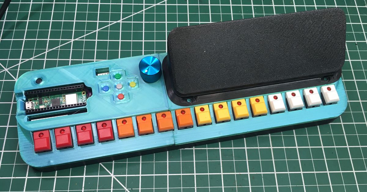 TR-Cowbell v1.2 Sequencer Enclosure by TreasureDev | Download free STL ...