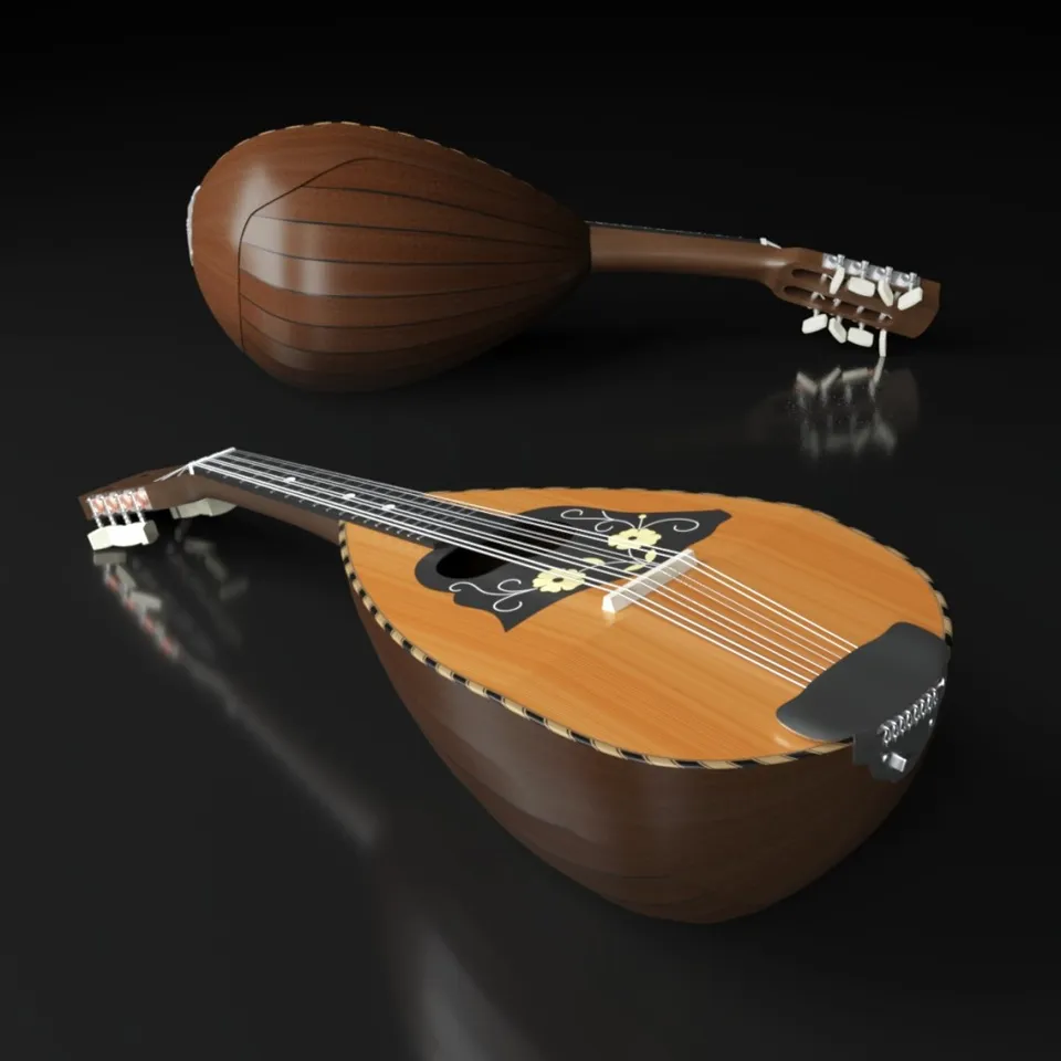 Mandolin by Books | Download free STL model | Printables.com