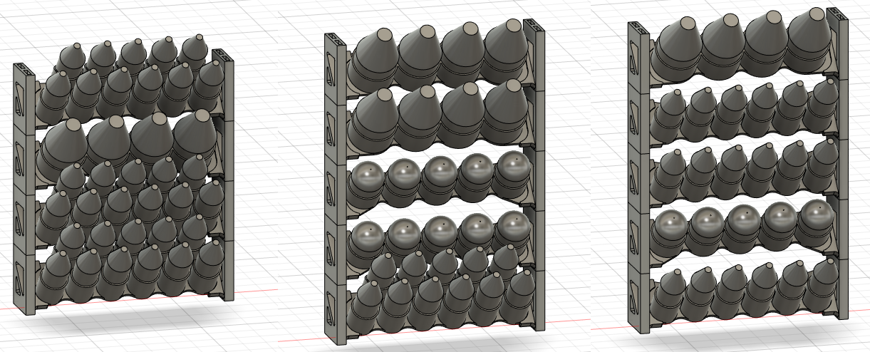 Modular Vertical Paint Rack by Anthony S | Download free STL model ...