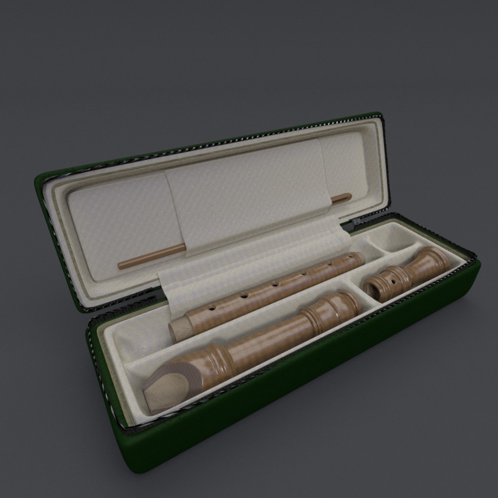 Recorder with Case by Books | Download free STL model | Printables.com