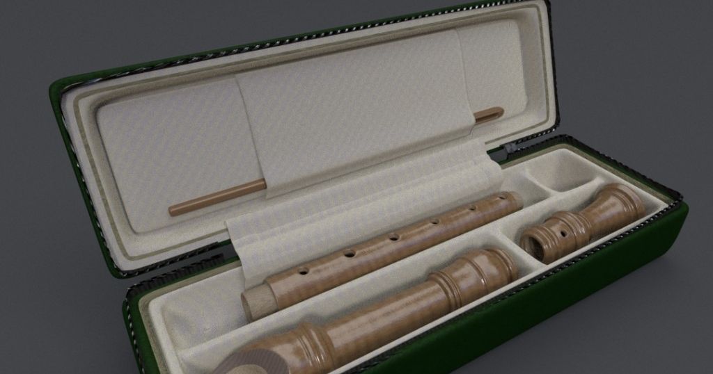 Recorder with Case by Books | Download free STL model | Printables.com