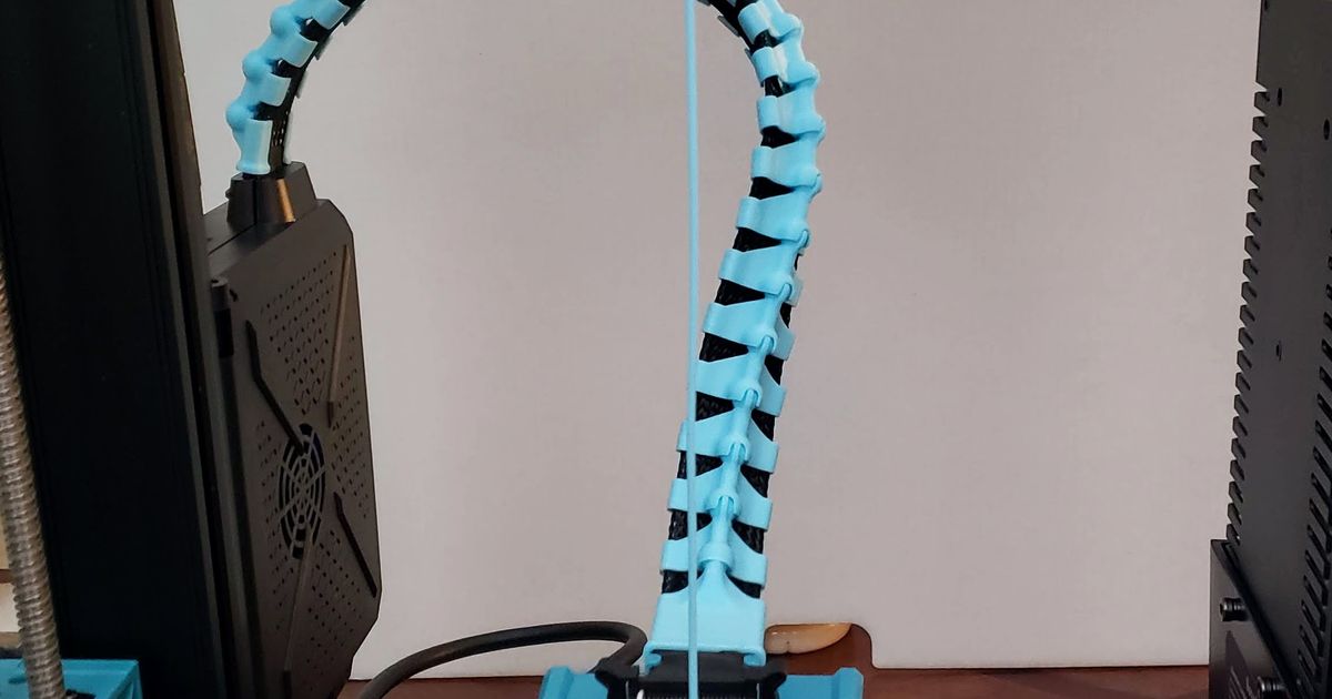 Cable Chain ( SPINE ) for SOVOL SV06 3d printer extruder cable od ...