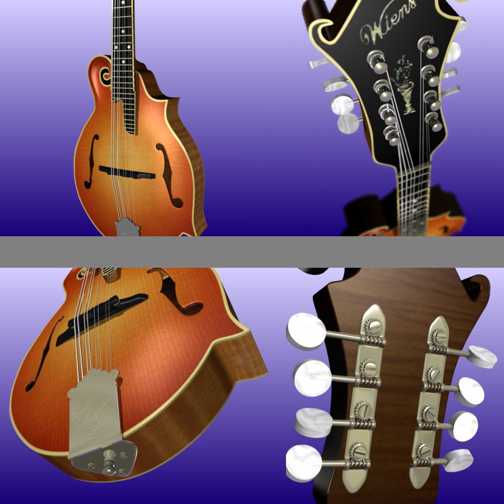 Mandolin by Books | Download free STL model | Printables.com