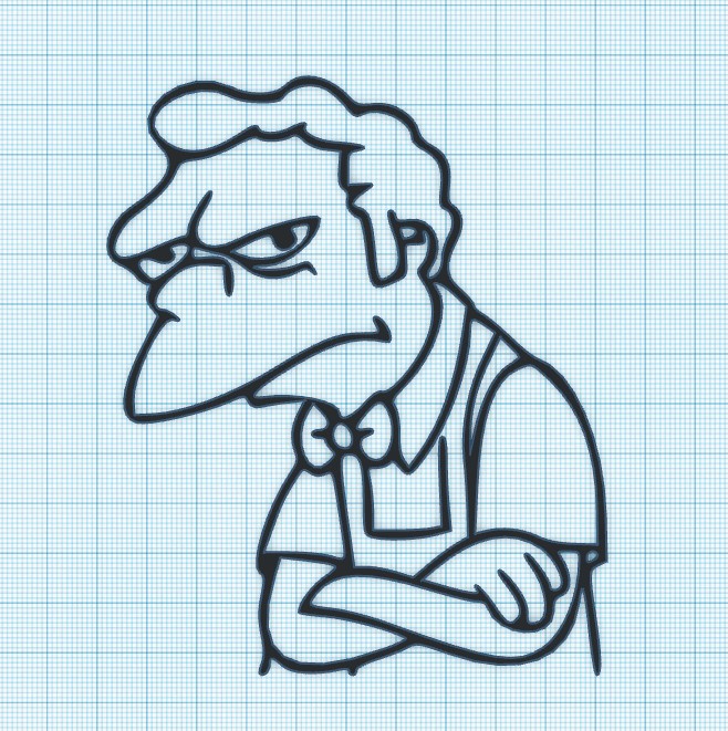 MOE SIZLACK - SIMPSONS WALL ART by Ogama Industries | Download free STL ...