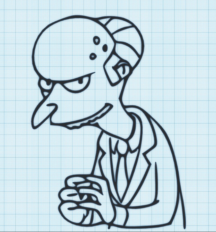 mr burns - simpsons wall art von Ogama Industries | Kostenloses STL ...
