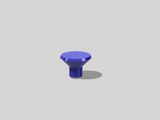 Small Knob opt. with M3 insert by alawljez | Download free STL model ...
