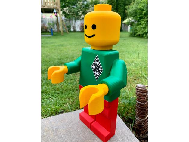 Lego-Torso with Borussia-Logo on chest - (multicolour-printing!) by ...