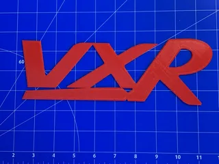 VXR Logo (Vauxhall Opel) by askharo | Download free STL model ...