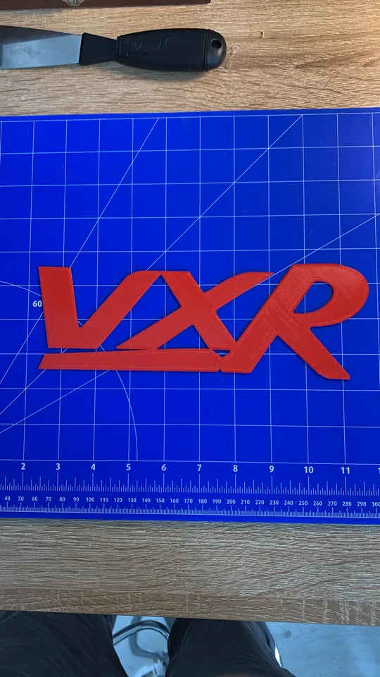 VXR Logo (Vauxhall Opel) by askharo | Download free STL model ...