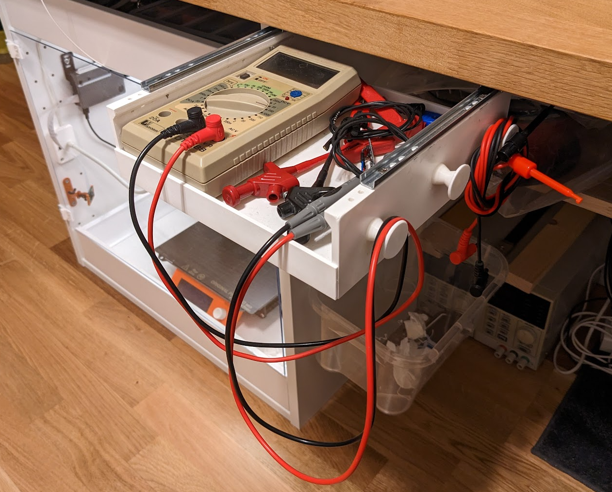 Drawer, for easy access to multimeter by Lean 3D | Download free STL ...