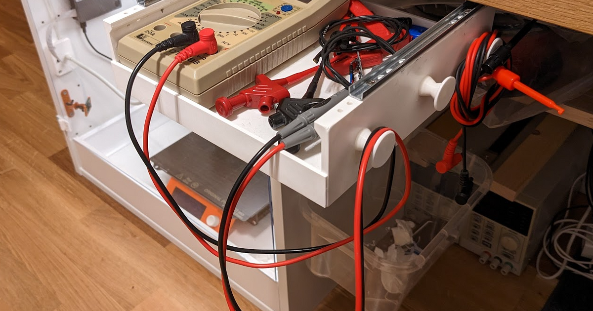 Drawer, for easy access to multimeter by Lean 3D | Download free STL ...
