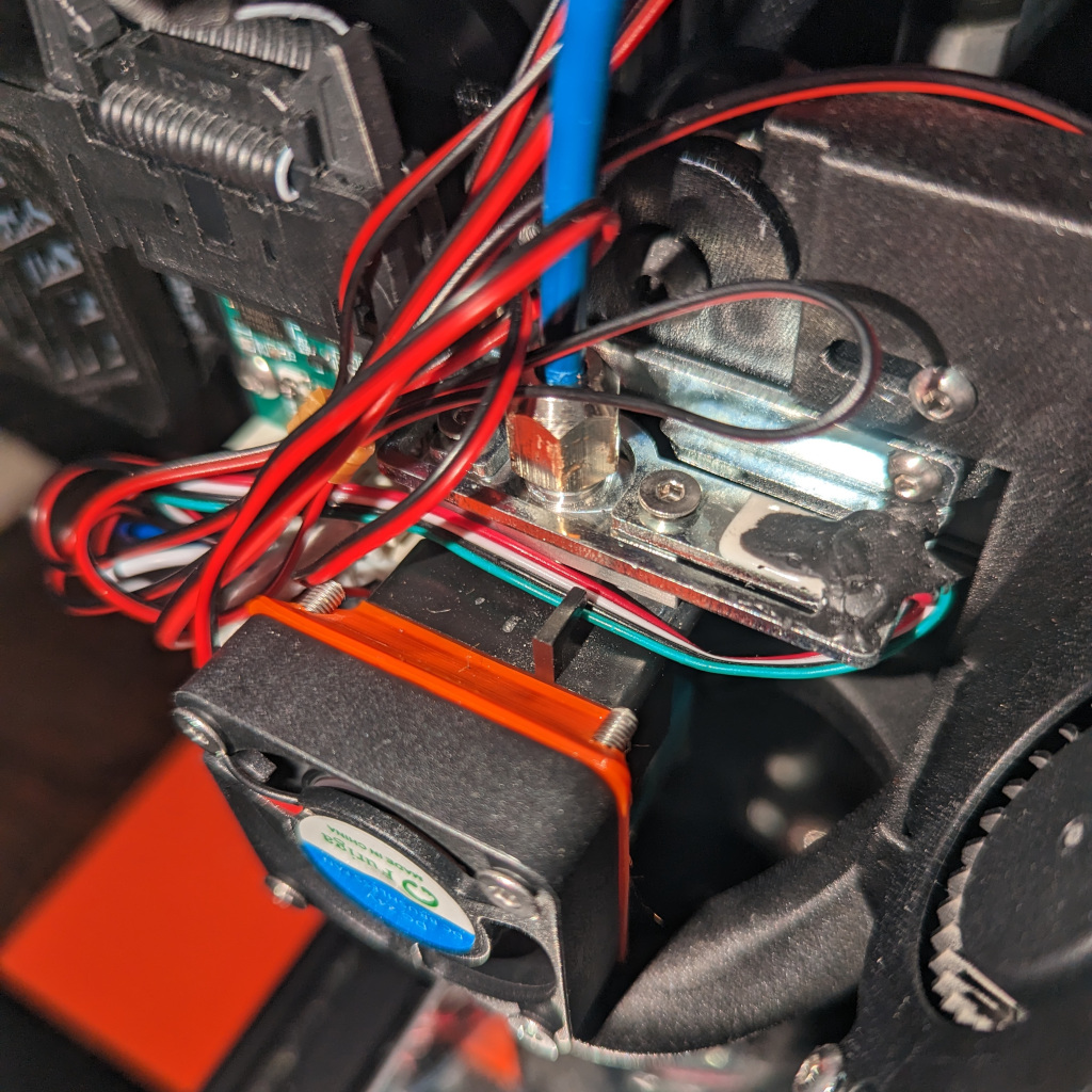 Creality CR 6 SE Hotend Fan Duct Adapter 40mm (reusing existing spacer ...