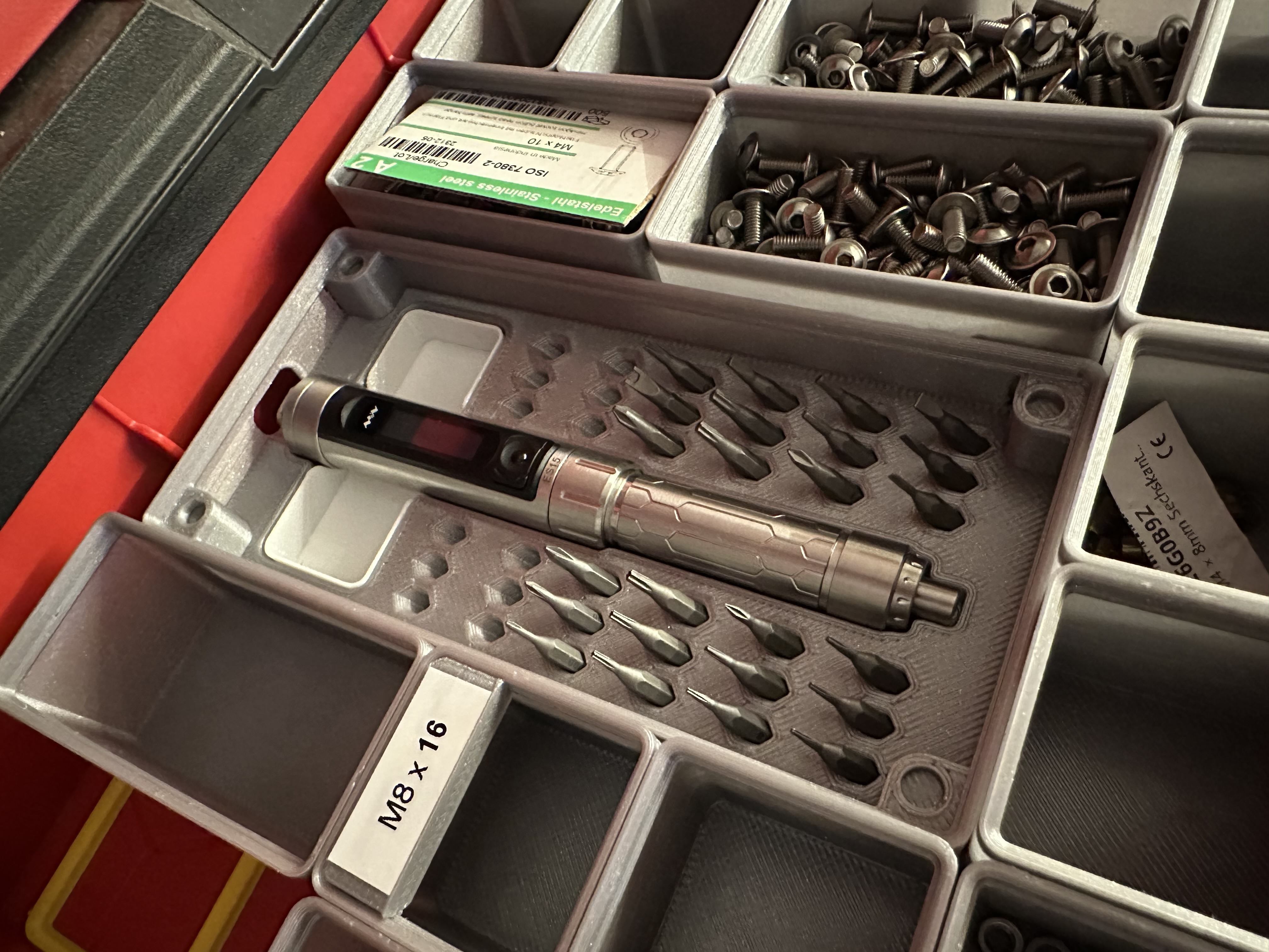 Miniware ES15 Electric Screwdriver Case with magnetic Lid for ...