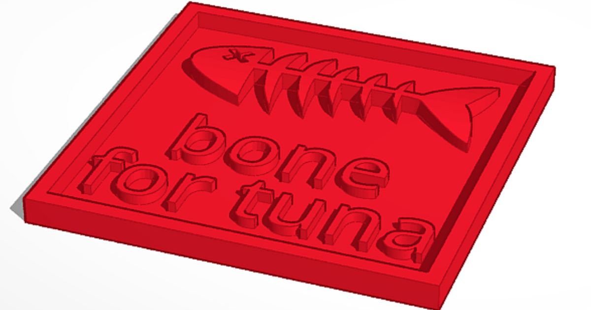Bone for tuna! by MrBishi | Download free STL model | Printables.com