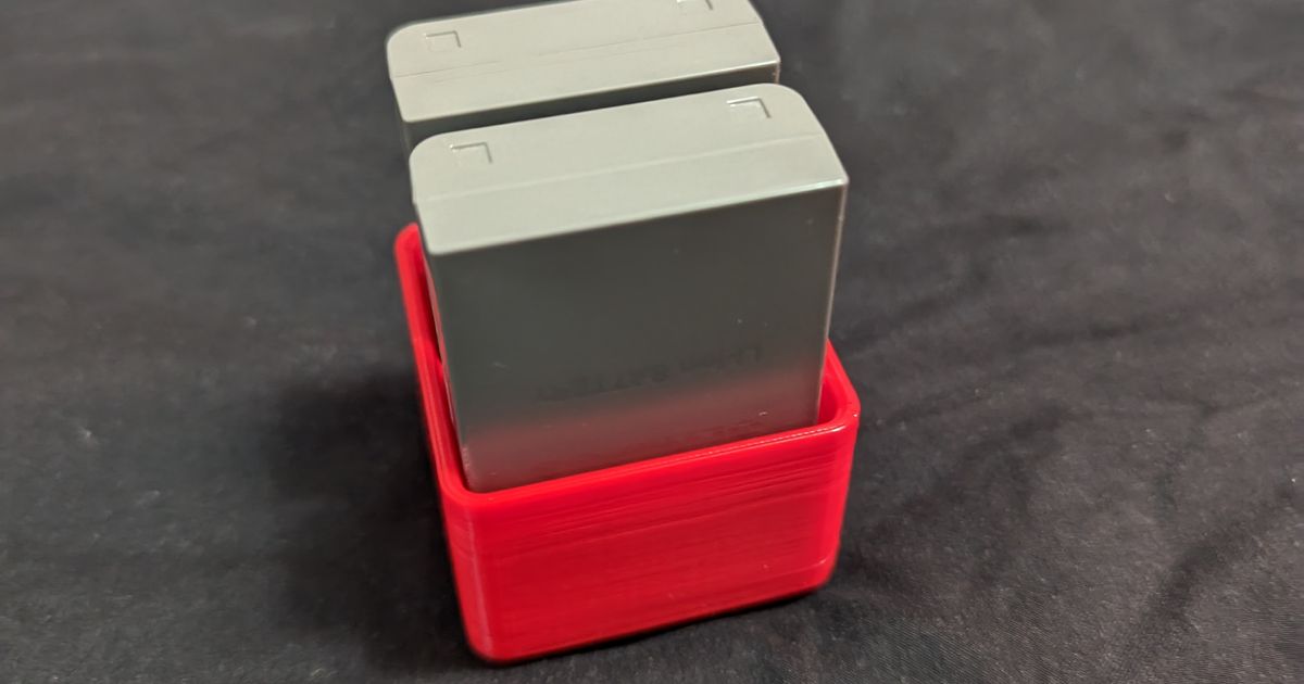 Gridfinity Olympus BLN-1 Battery Storage by jhoff80 | Download free STL ...