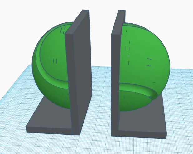 Tennis ball bookend by Dubesh | Download free STL model | Printables.com