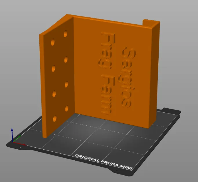 Saltwater Aquarium Coral Frag Tray by HabibiSauce | Download free STL ...