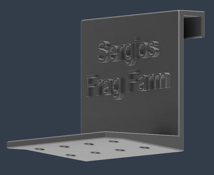 Saltwater Aquarium Coral Frag Tray by HabibiSauce | Download free STL ...