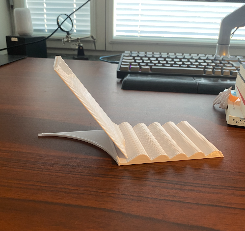 Leaning bookend by Filip Arle | Download free STL model | Printables.com