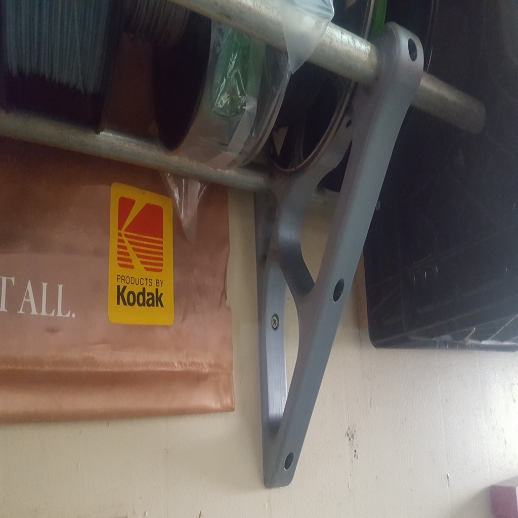 1/2" EMT Conduit Spool Shelf/Shelf Bracket by evil genius | Download ...