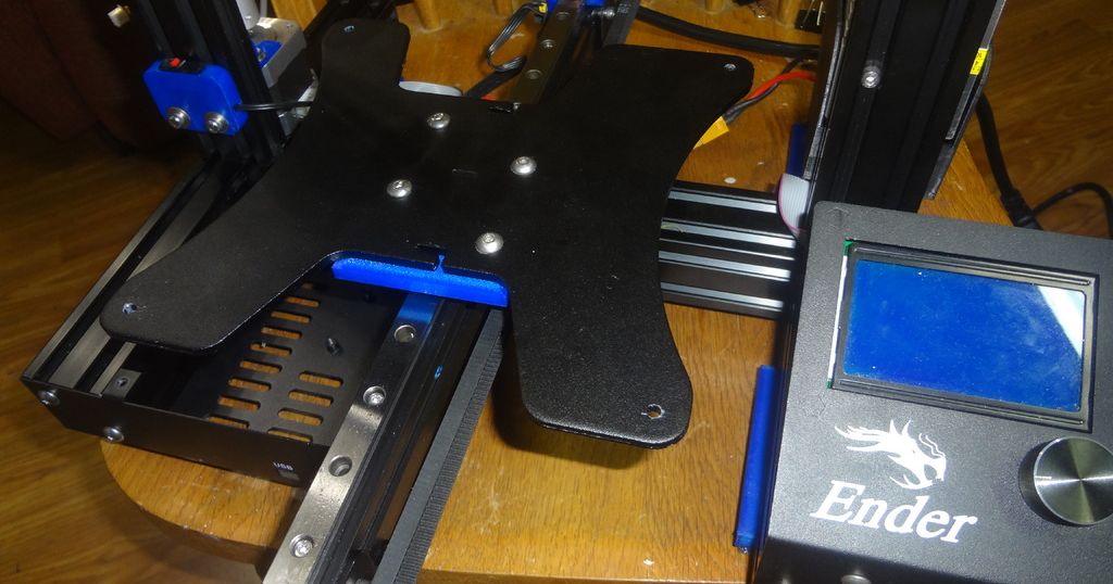 Ender 3 Y axis linear rail conversion (no drilling required) V2 now ... Ender 3 Y axis linear rail conversion (no drilling required) V2 now ...