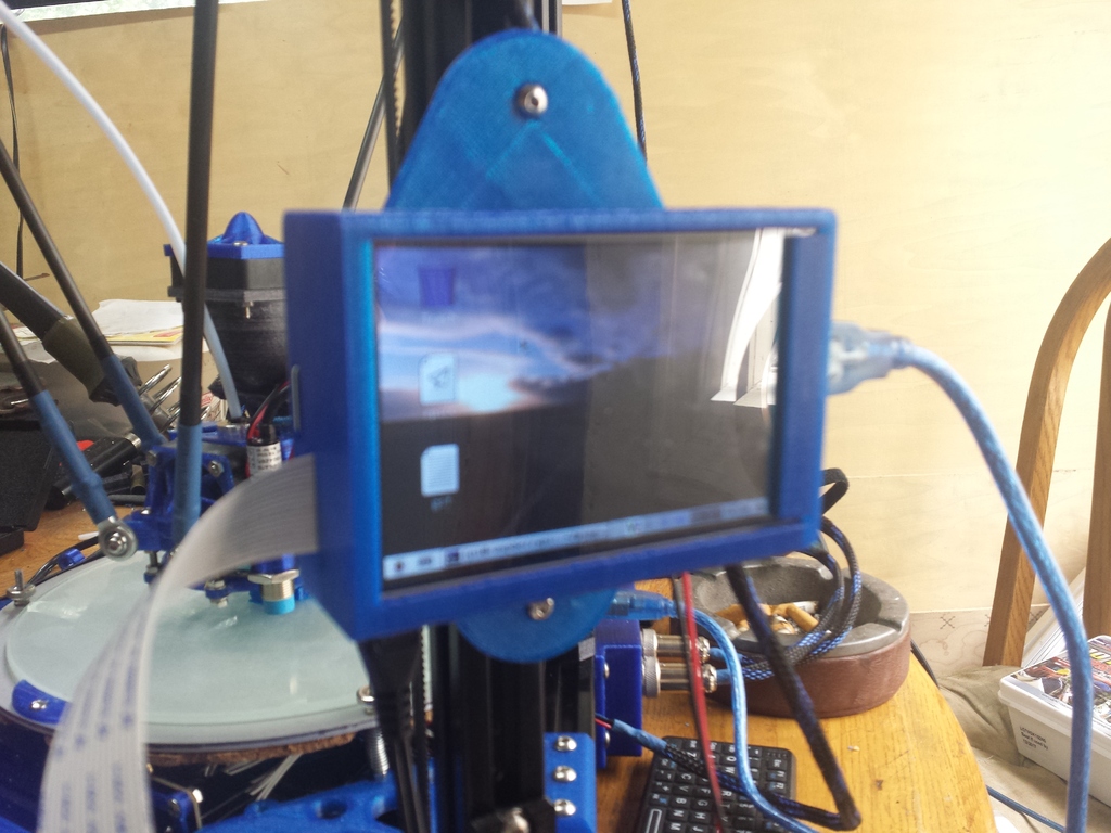 Raspberry Pi 3B octoprint mount with 3.5" screen and 40mm fan for 2020 ...