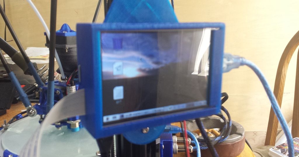 Raspberry Pi 3B octoprint mount with 3.5" screen and 40mm fan for 2020 ...