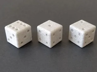 Non Transitive Rock-Paper-Scissor Dice by merec | Download free STL ...