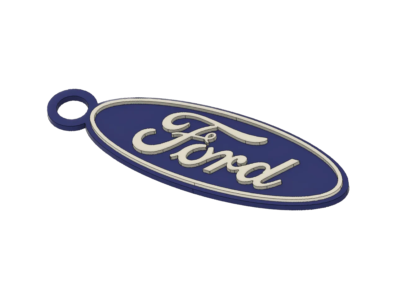 Ford keychain by The3Dfox | Download free STL model | Printables.com
