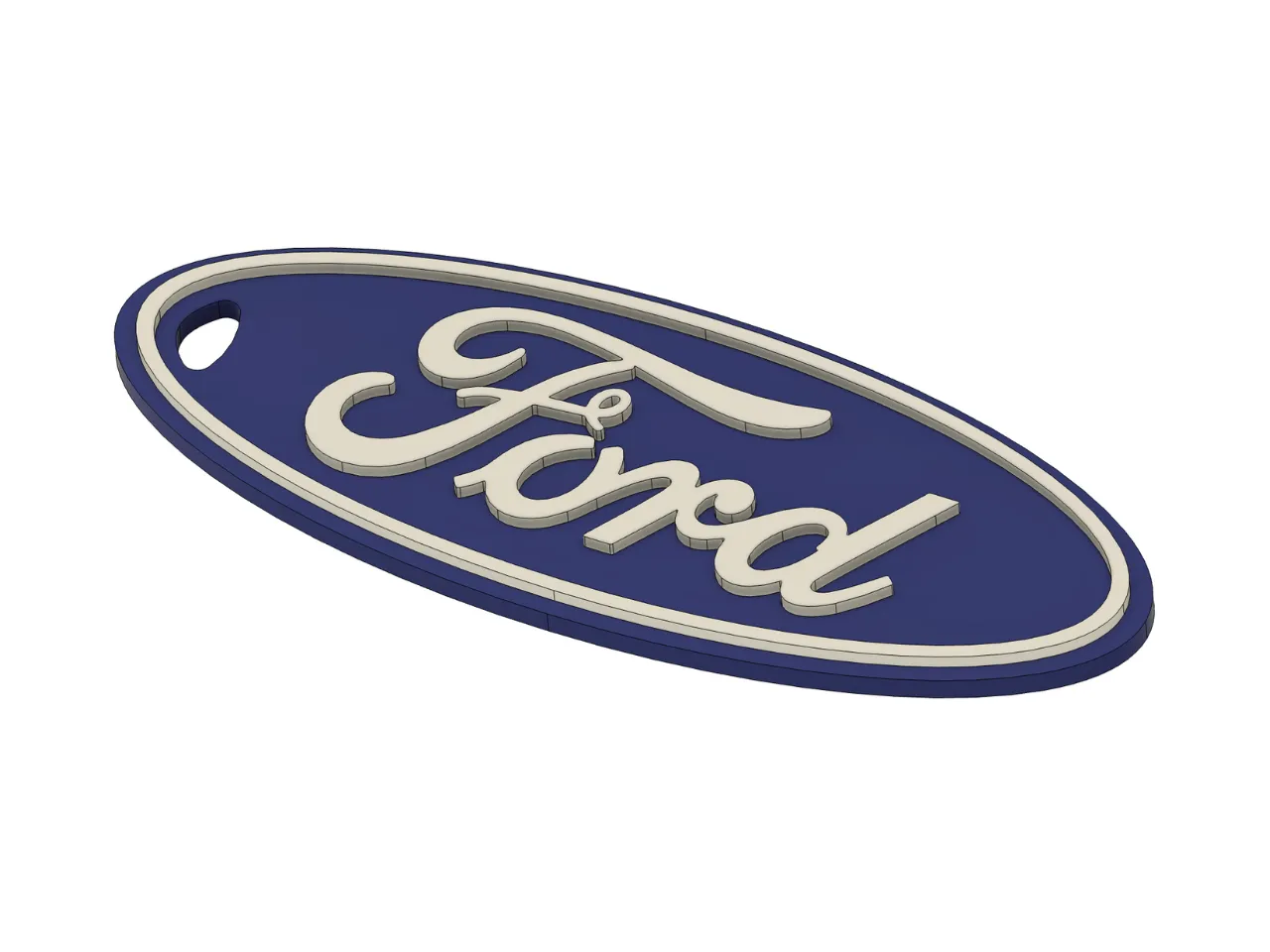 Ford keychain by The3Dfox | Download free STL model | Printables.com