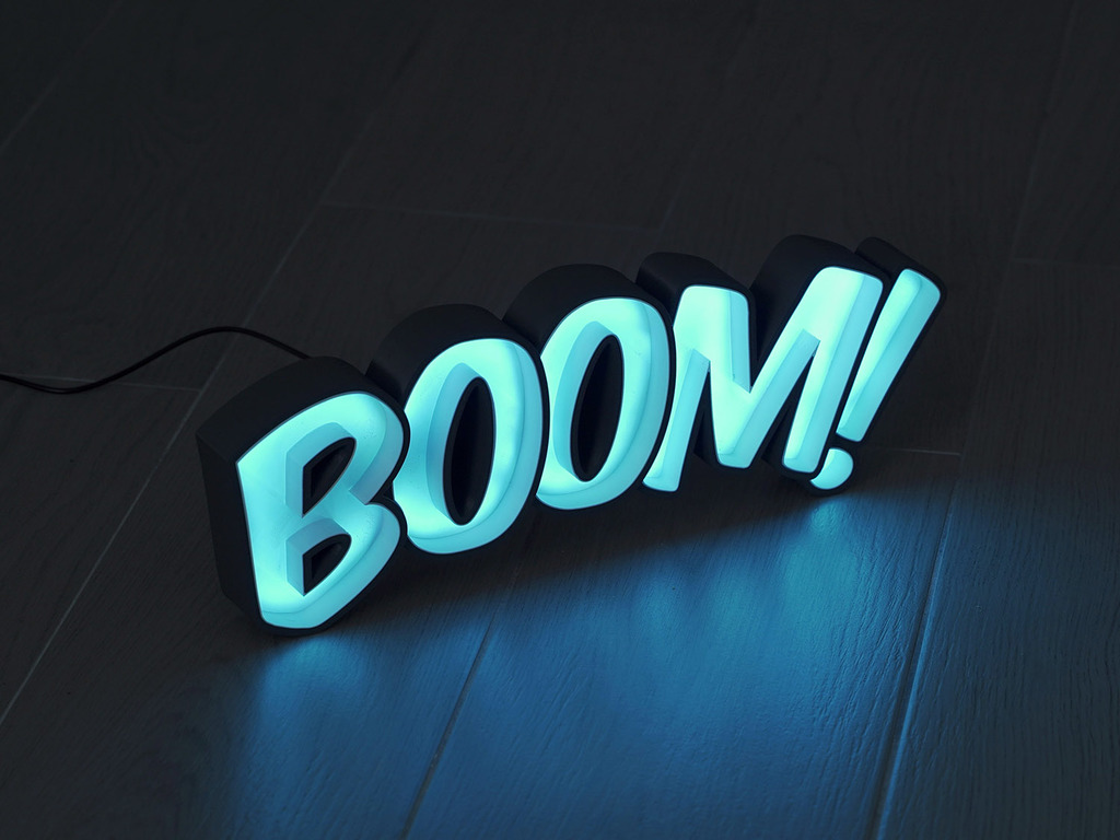 LED Marquee Boom by Duke Doks | Download free STL model | Printables.com
