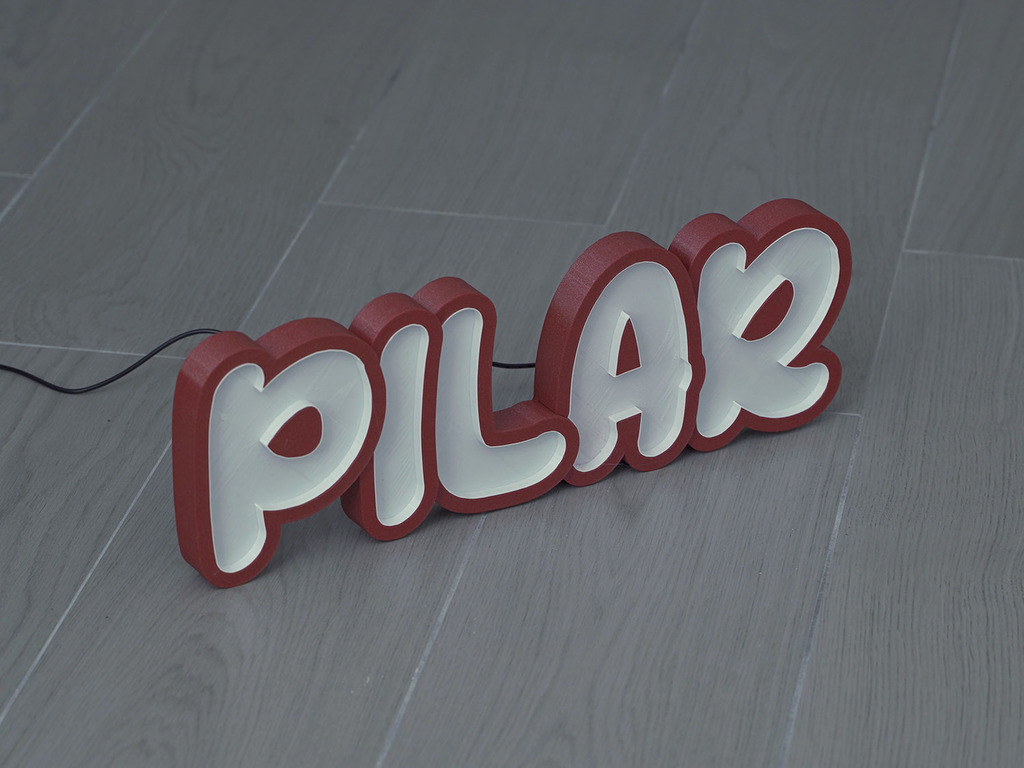 LED Marquee Pilar by Duke Doks | Download free STL model | Printables.com