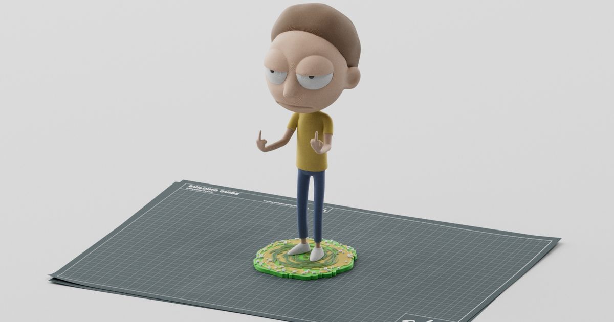 Morty Bobble Head de "Rick and Morty" by Duke Doks | Download free STL ...