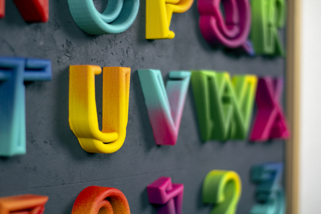 Alphabet "36 Days of Type" von Duke Doks | Kostenloses STL-Modell ...