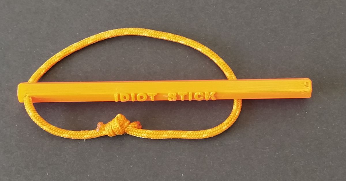 Hexagonal Idiot Stick by Carlos Luna | Download free STL model ...