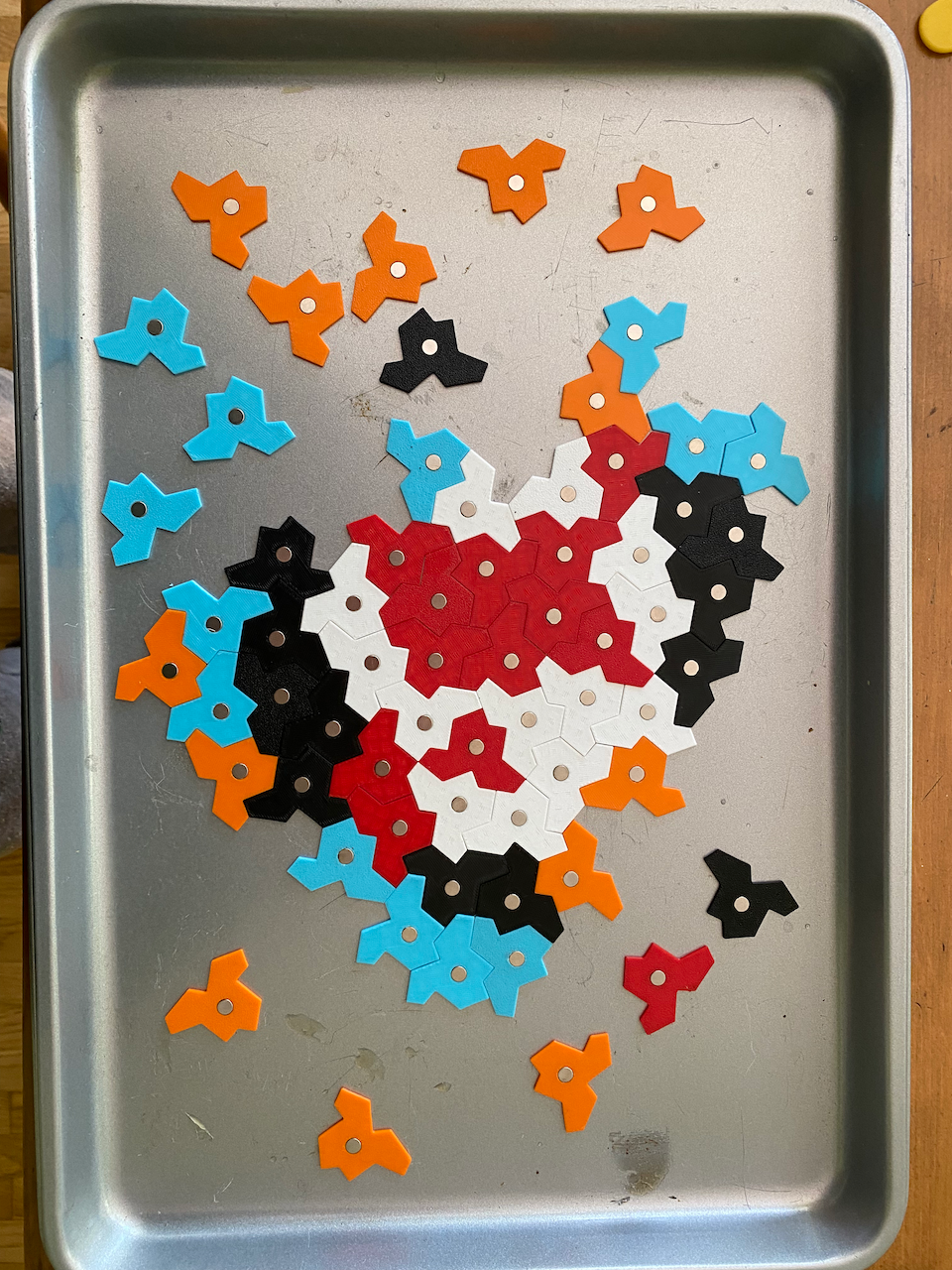 Einstein Tiles + Magnets by PeteJ | Download free STL model ...