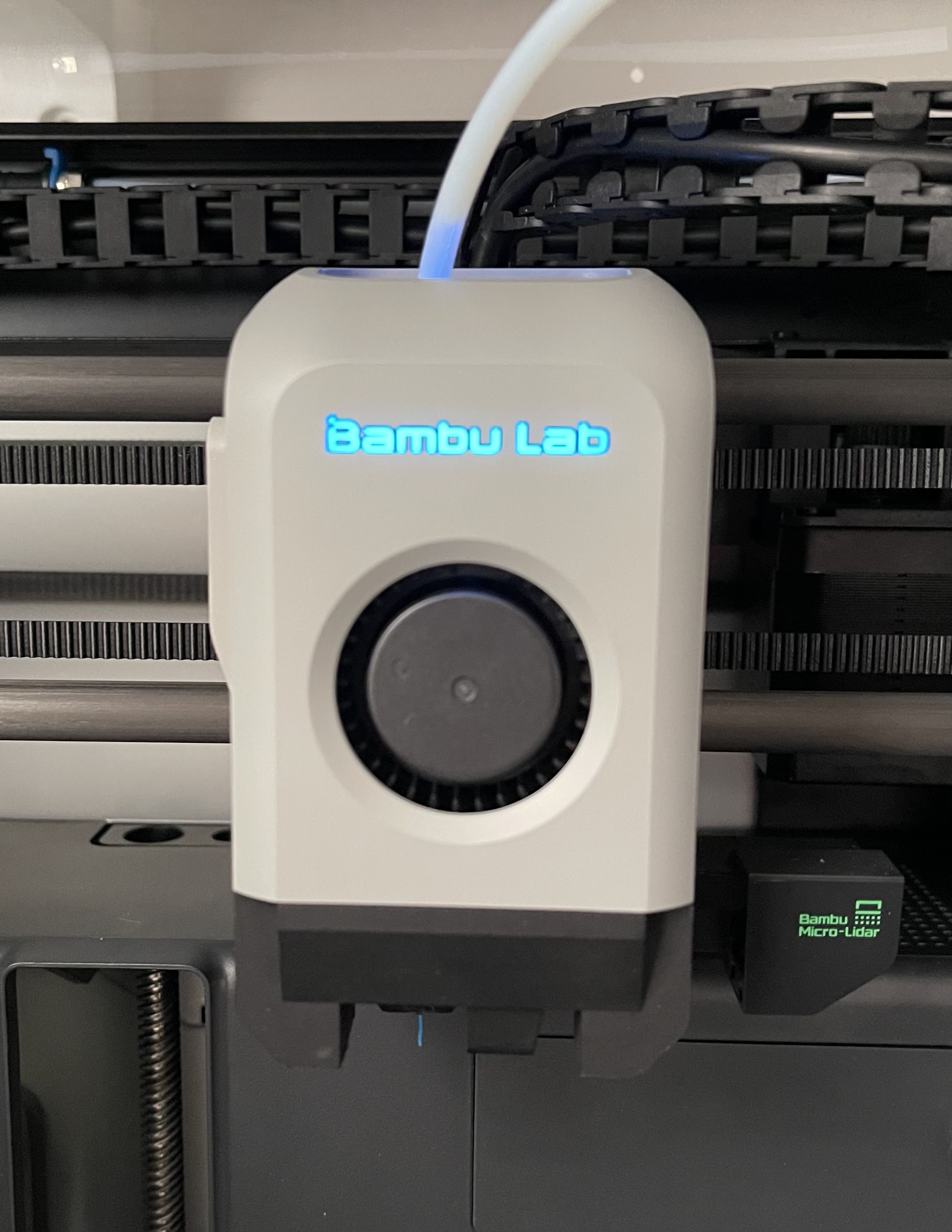 Bambu Lab Fan Housing - Changing the Color of the Logo - For Full Color Coverage Filament par ...