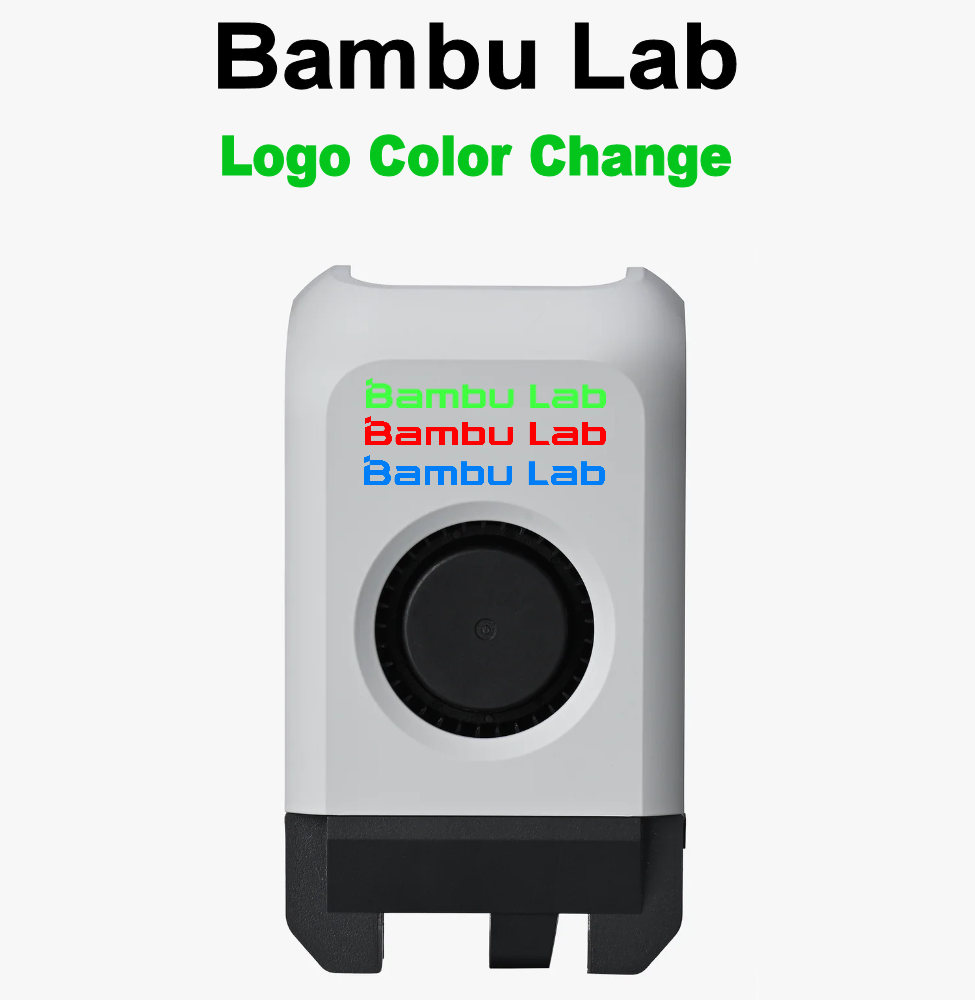 Bambu Lab Fan Housing - Changing the Color of the Logo - For Full Color ...