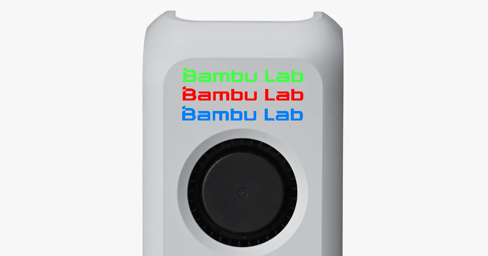 Bambu Lab Fan Housing - Changing the Color of the Logo - For Full Color ...