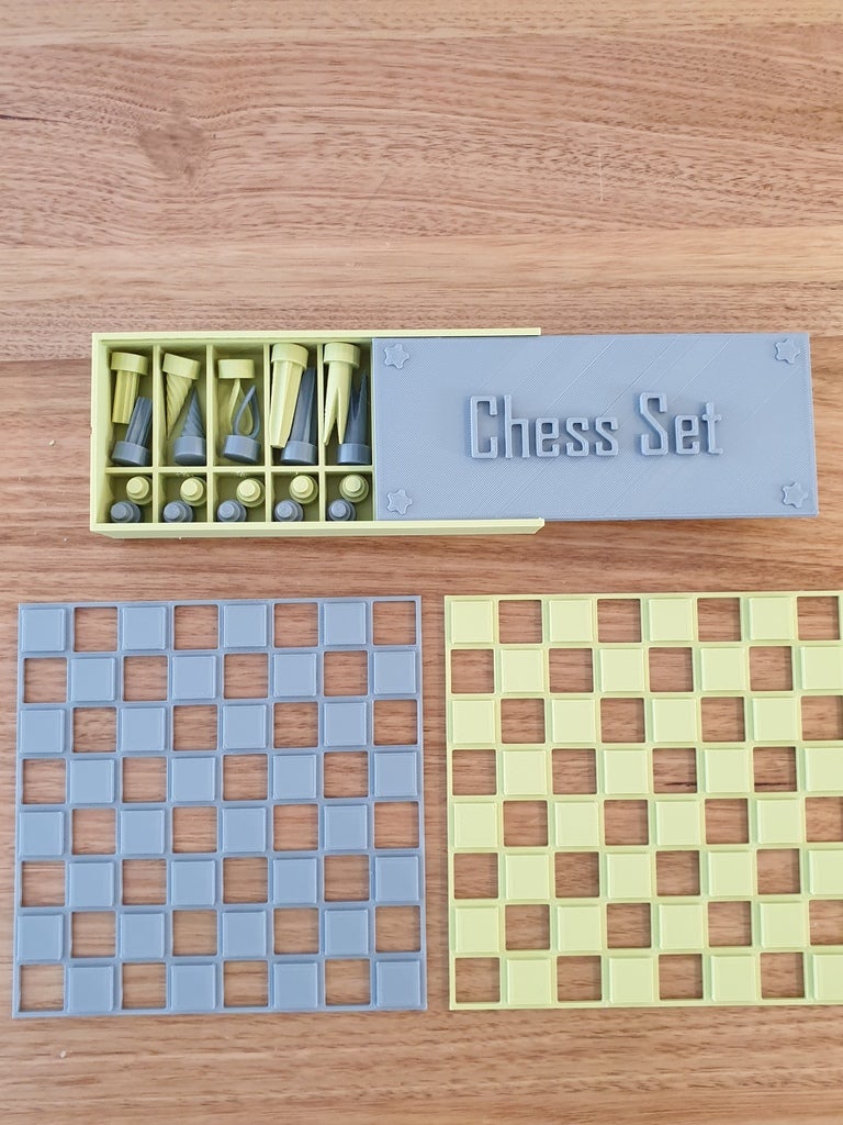 Chess set with storage box by 3DPrintBunny | Download free STL model ...