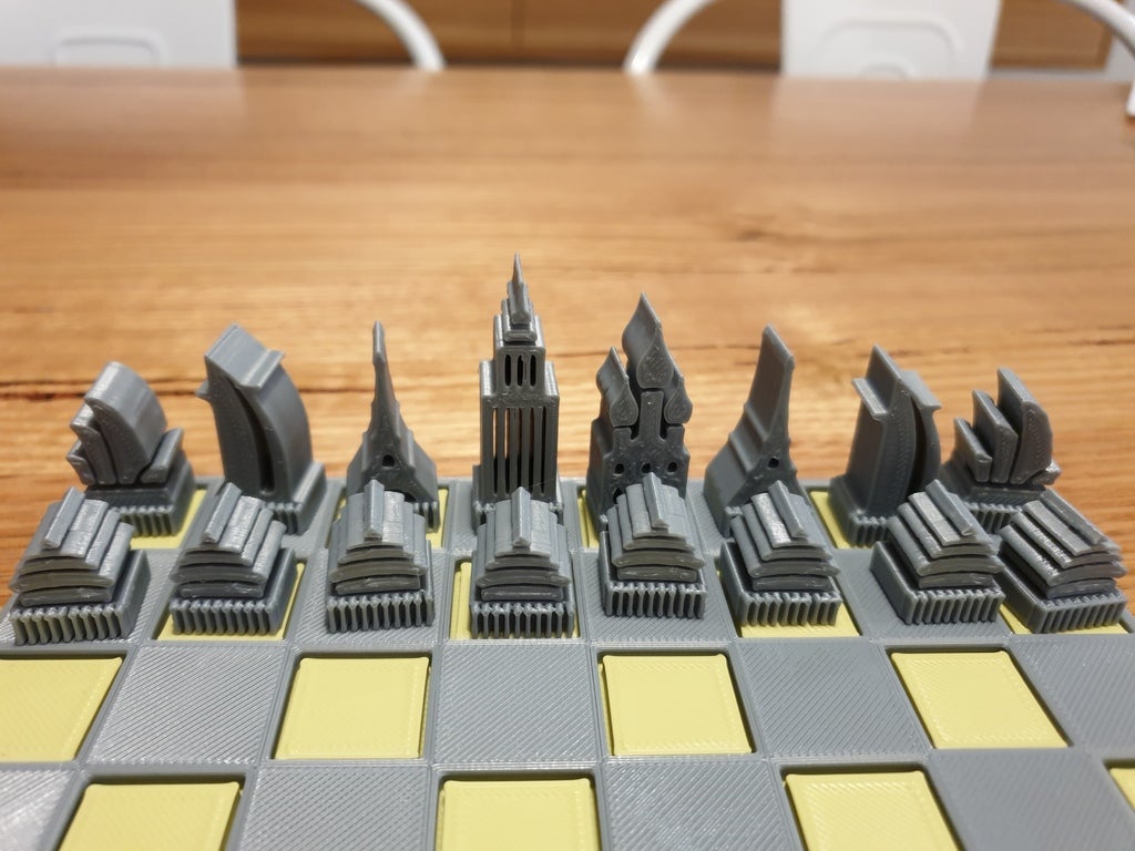 Architecture Chess Set by 3DPrintBunny | Download free STL model ...