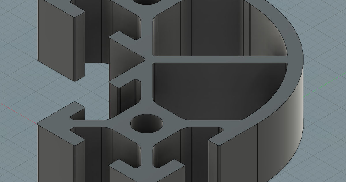 404020 T-Slot Open Corner Profile by Jer | Download free STL model ...