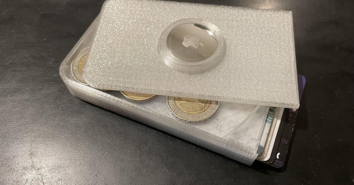 Maker Wallet with Airtag thickened by Elias G | Download free STL model ...