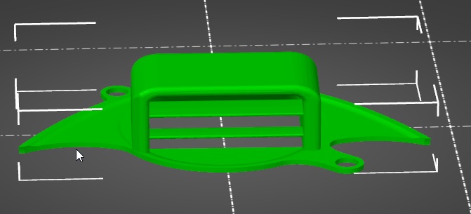 shroud fan Prusa MK3 40° angle by -Popo- | Download free STL model ...