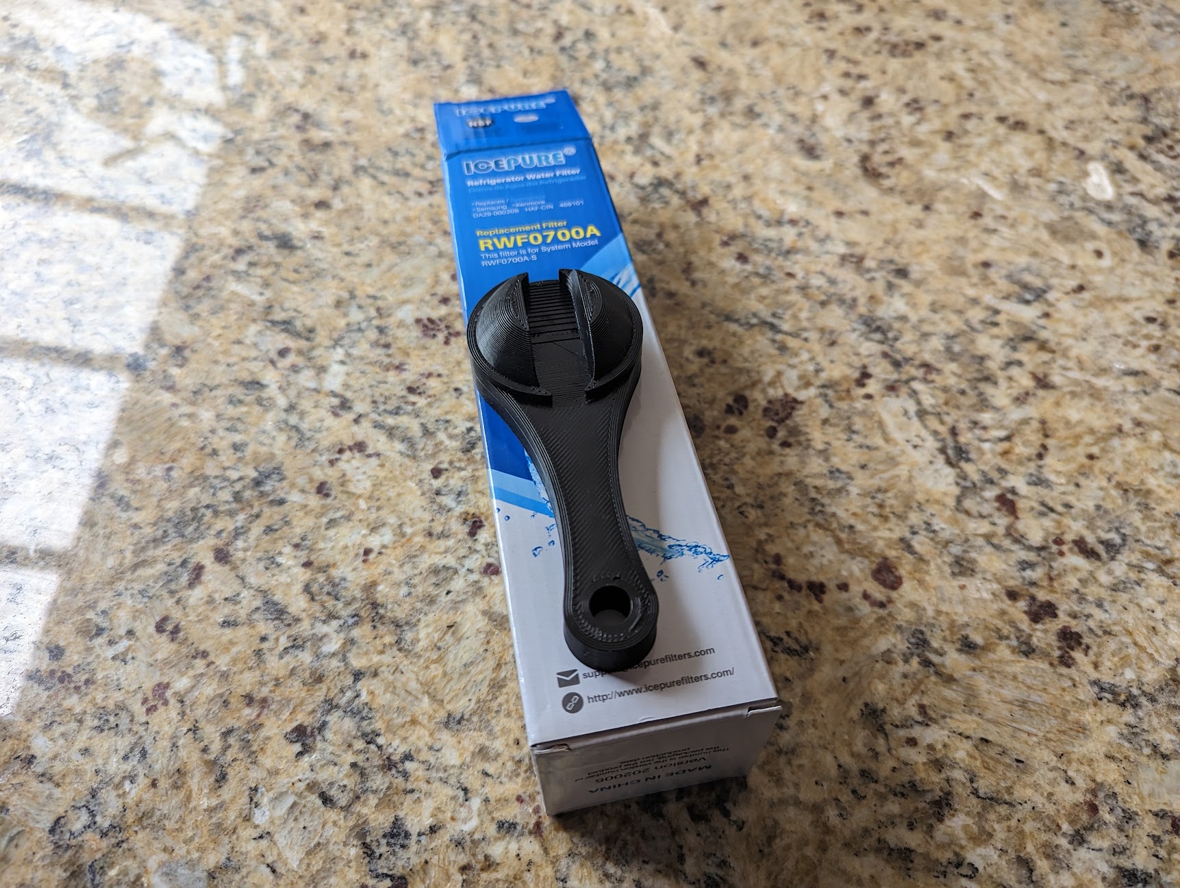 Refrigerator Water Filter Wrench by techfreek | Download free STL model ...