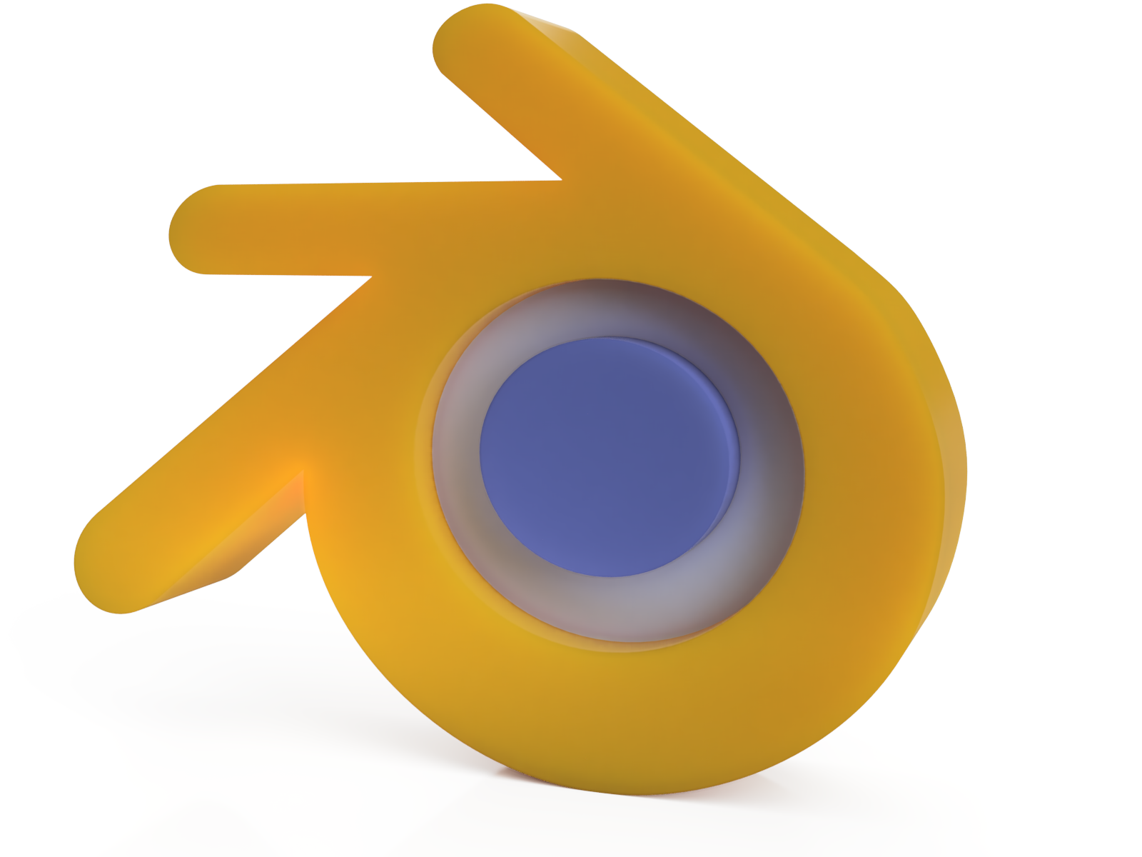 3D Blender Logo by Howard600 | Download free STL model | Printables.com